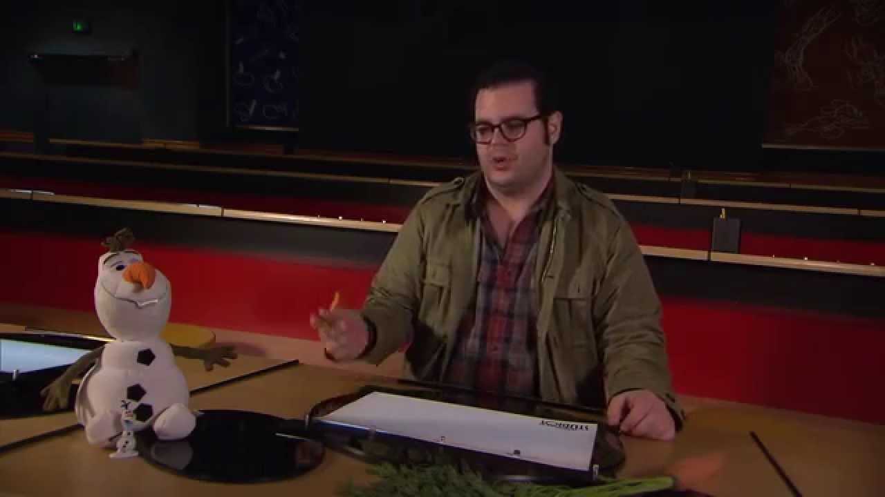 Voice of Olaf - Josh Gad - Learns How-To Draw Olaf | Disney's Frozen ...