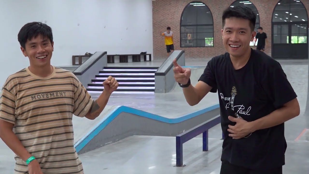 Grind & Slide Hanoi Skatepark - Linh Do vs Henry Do - YouTube