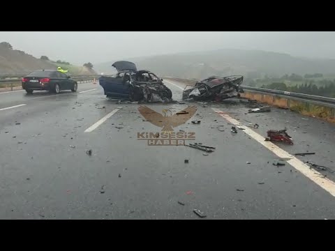 Balıkesir-İstanbul karayolunda feci kaza