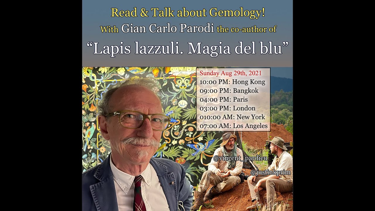 Let's read & talk about Gemology with Gian Carlo Parodi - YouTube