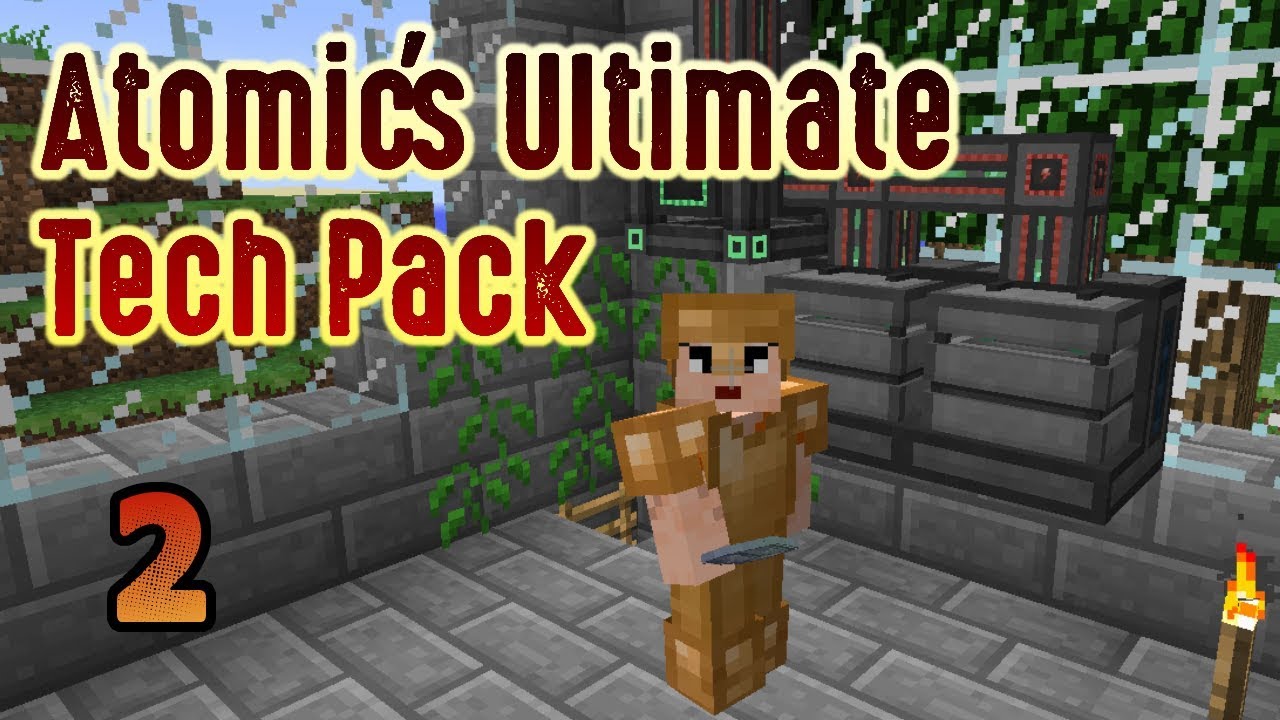 Atomic's Ultimate Tech Pack 02: Making Steel with Mekanism - YouTube