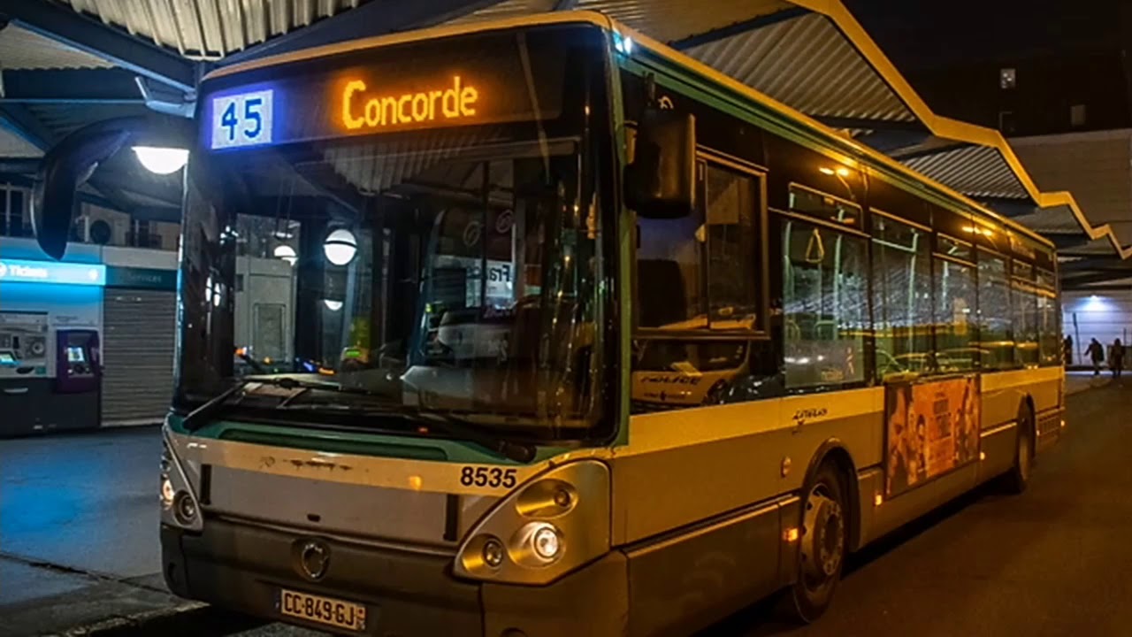 Ligne de Bus RATP 45 et 77 - YouTube