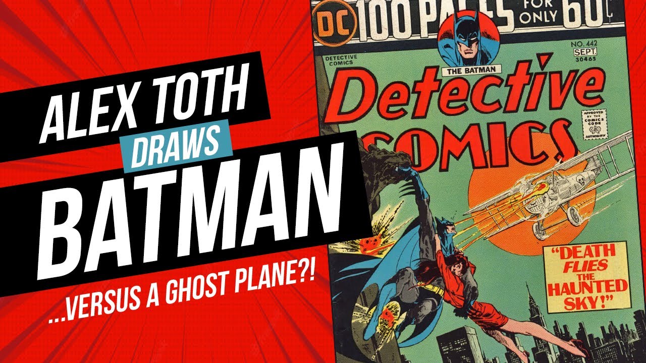 Alex Toth Draws Batman...Versus A Ghost Plane?! Detective Comics 442 ...