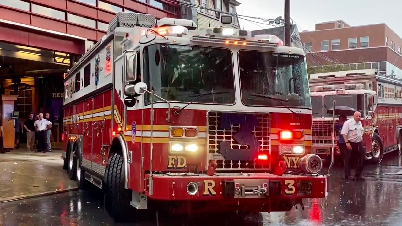 **FIRST VIDEO** BRAND NEW FDNY RESCUE 3 RESPONDING WITH YELP AND REAL ...