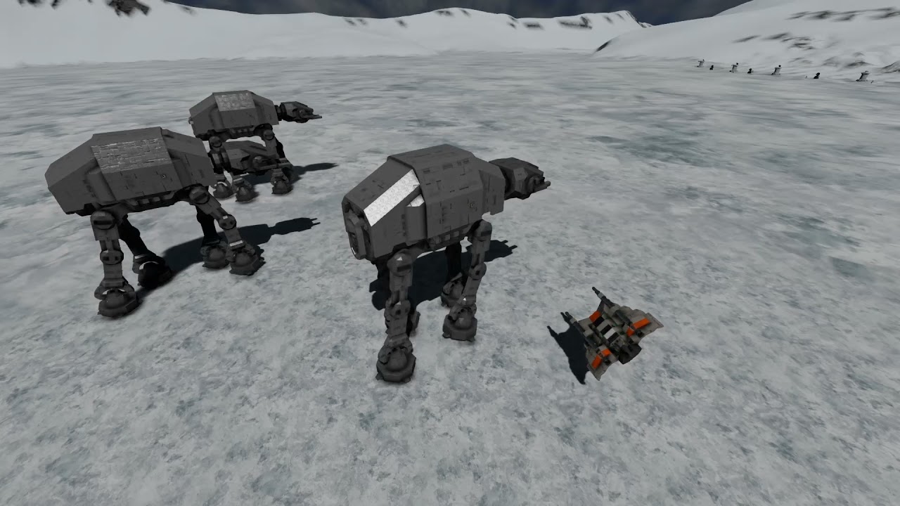 Space Engineers AT-AT Imperial Walker - YouTube