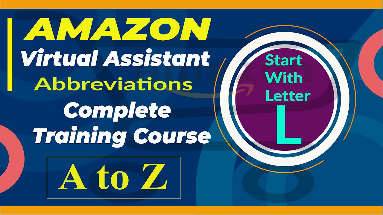 Amazon Virtual Assistant Training Course Series | Earn money online from amazon | Abbreviations ...