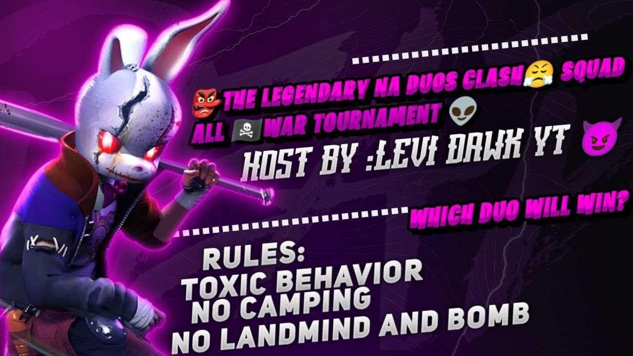🔥👺THE LEGENDARY NA DUOS CLASH😤 SQUAD ALL 🏴‍☠️WAR TOURNAMENT 👽HOST BY ...