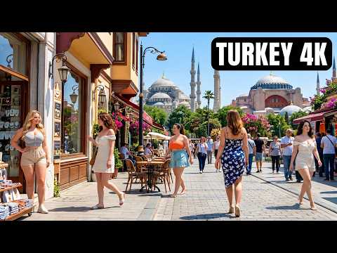 Turkey Walking Tour 4K 🇹🇷 | Beautiful Streets & Real Turkish Life