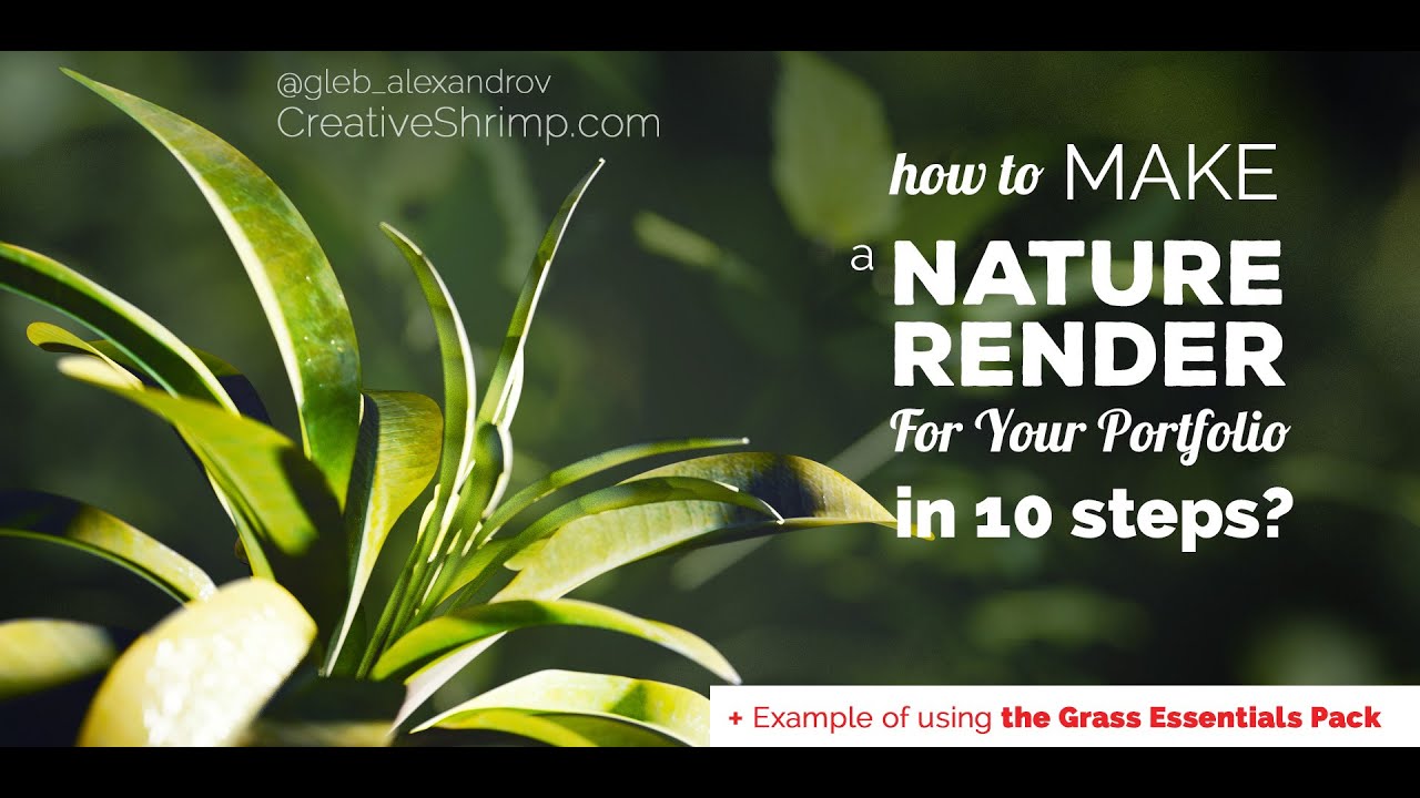 Blender Tutorial: How to Make a Nature Render for Your Portfolio? - YouTube