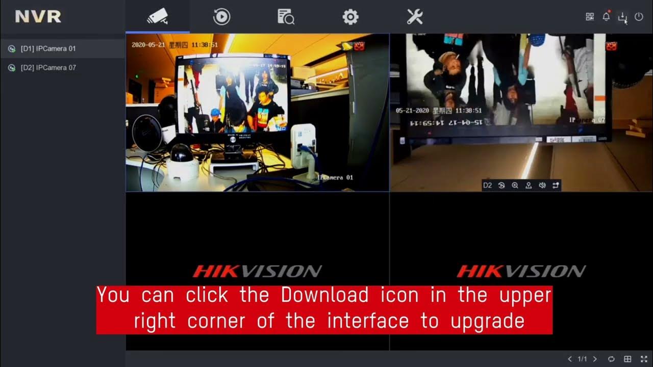How to upgrade firmware of Hikvision DVR or NVR - YouTube