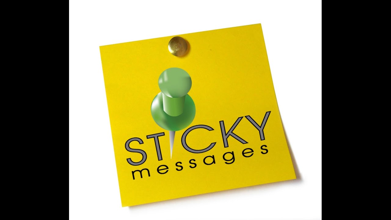 Sticky Messages Trailer - YouTube
