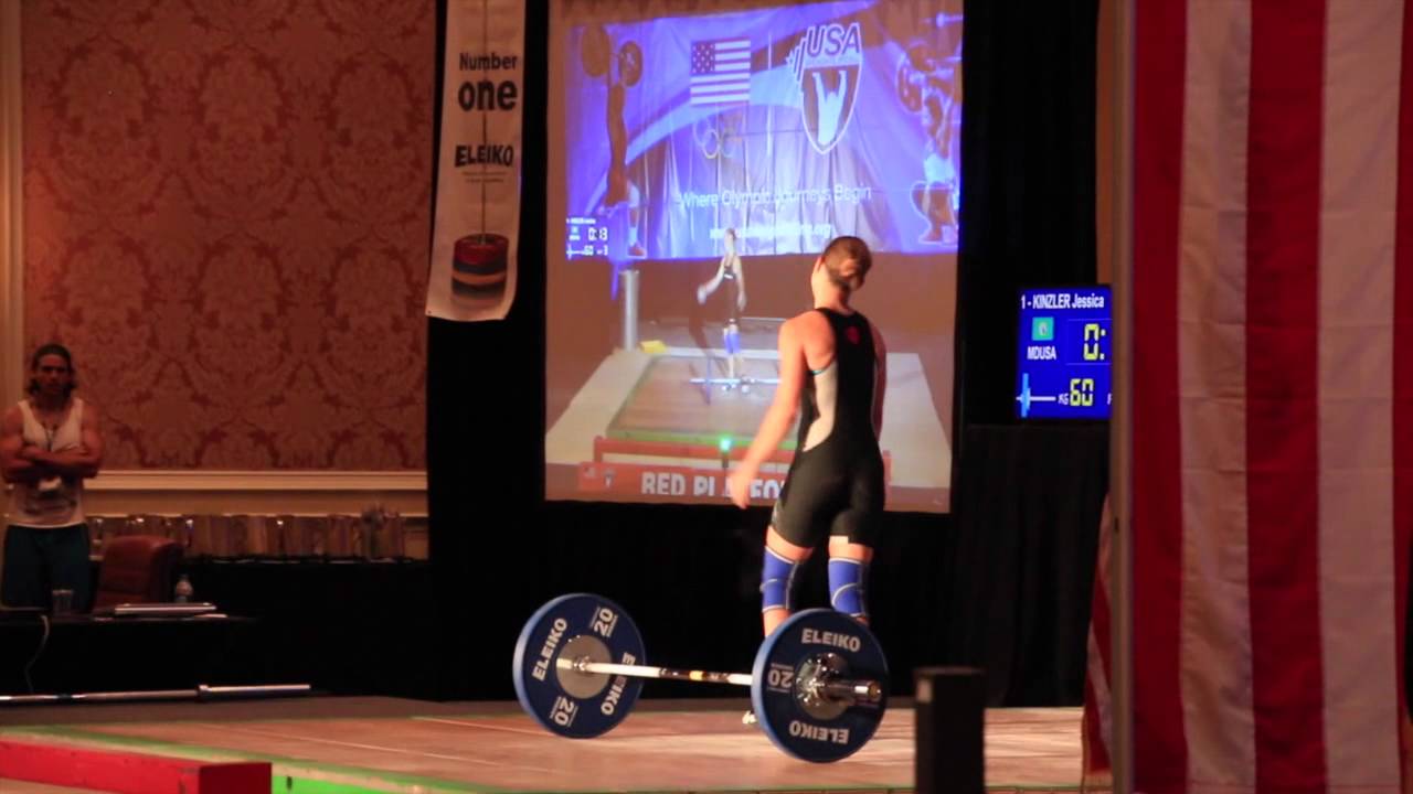 Jessica Kinzler 48kg | 2014 USAW National Championships - YouTube