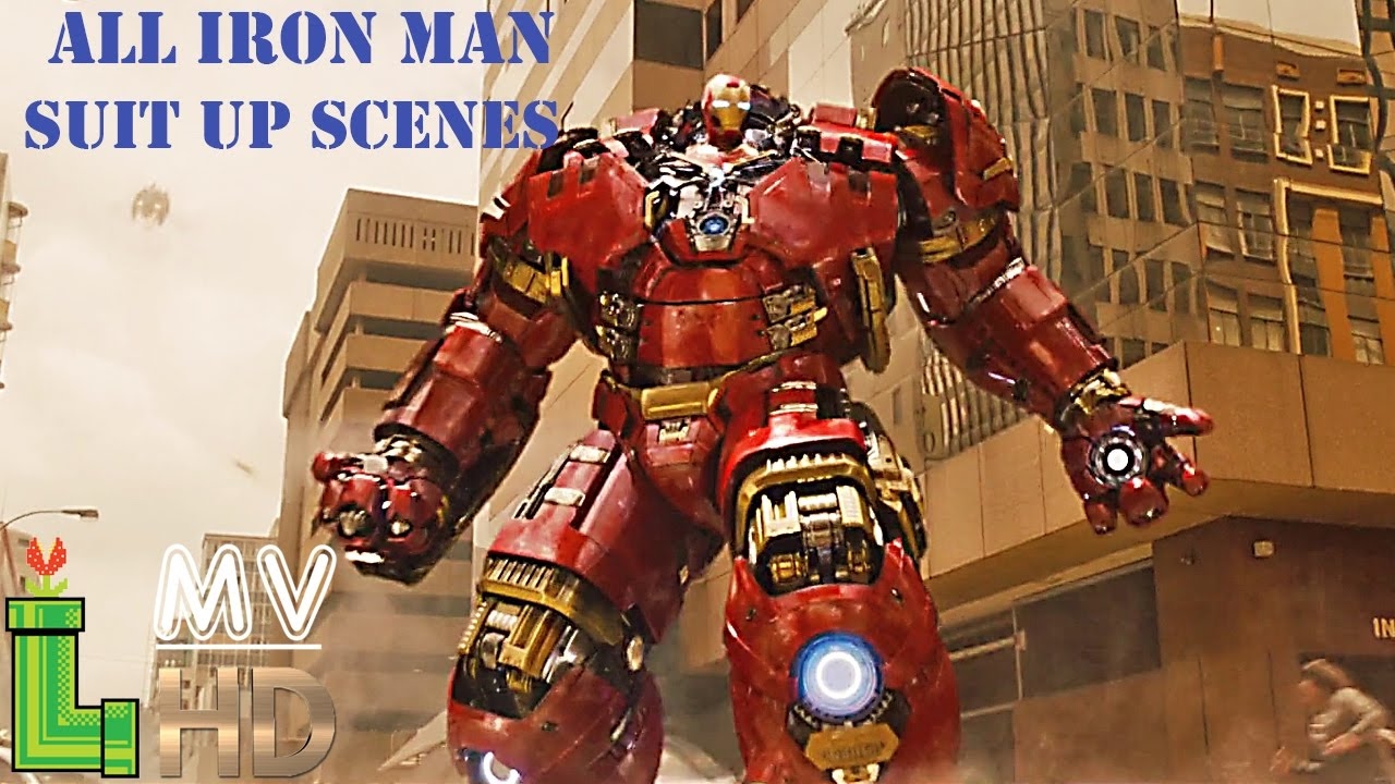 All Iron man SUIT UP Scenes [HD] | Heroes Tonight- Janji - YouTube