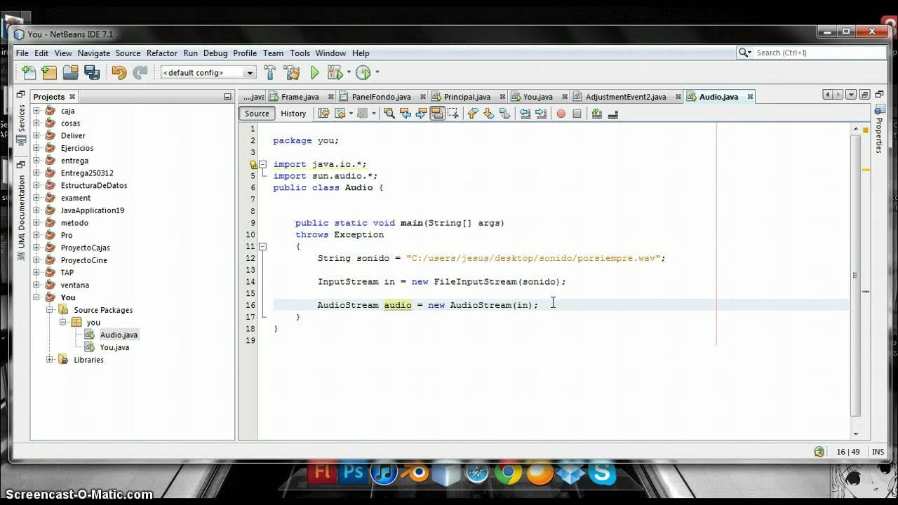 Audio en java - YouTube