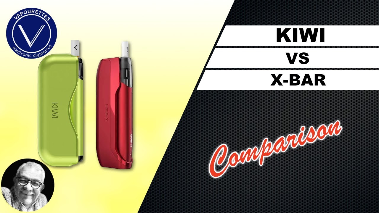 Kiwi vapor vs X-Bar FILTER PRO comparison - YouTube