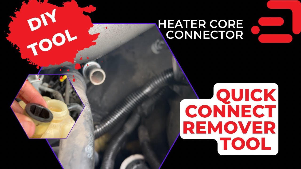 DIY Tool For Heater Core Hose Quick Connector Remover - YouTube