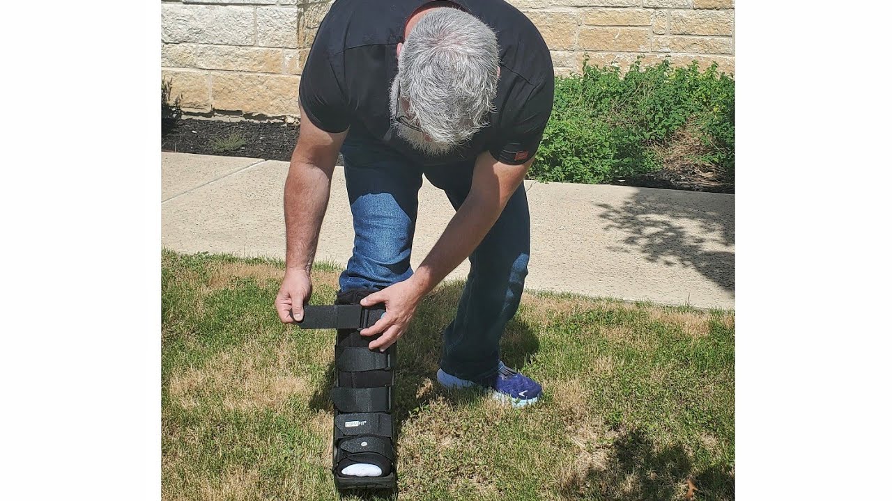 How to Use a Rocker Boot, Cam-Walker Boot, Pro-Step Walker - YouTube