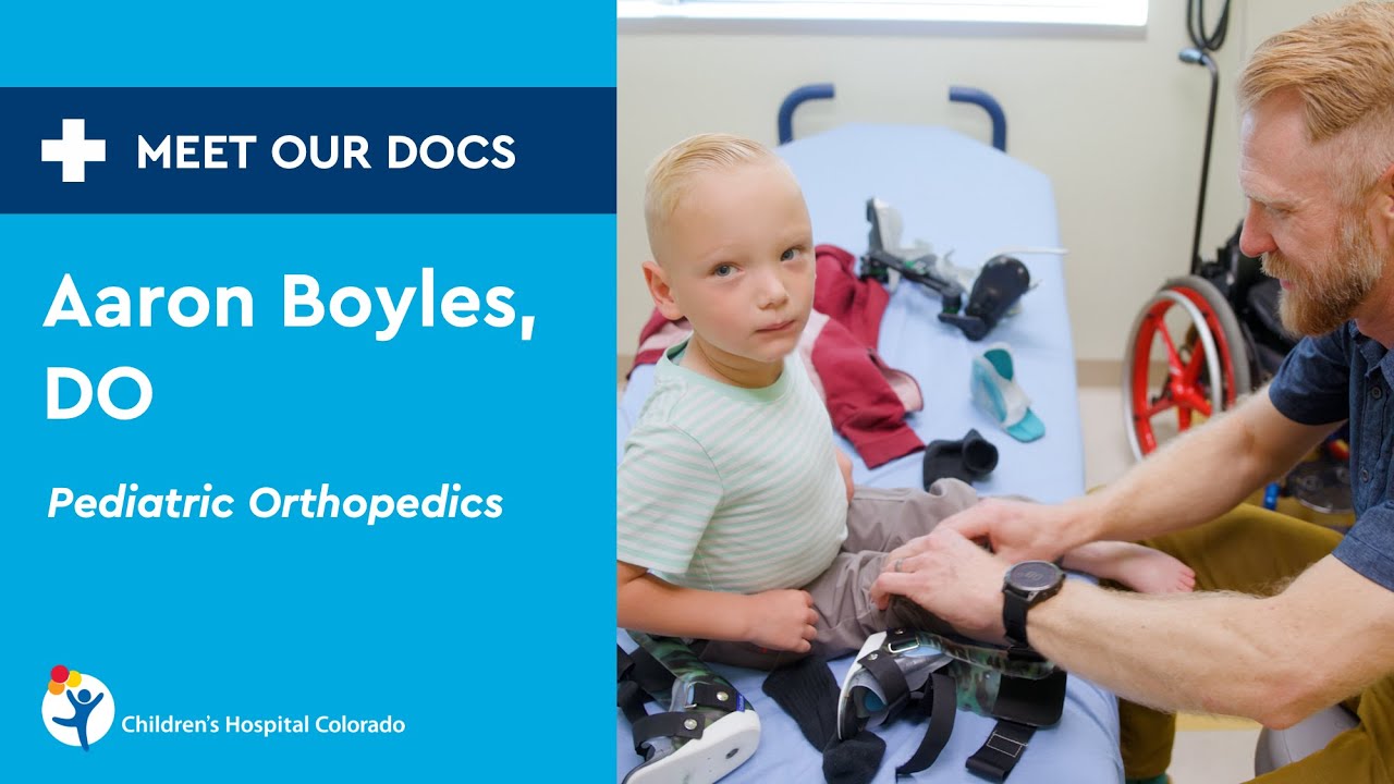 Meet Our Doc: Aaron Boyles, DO, Pediatric Orthopedic Surgeon - YouTube