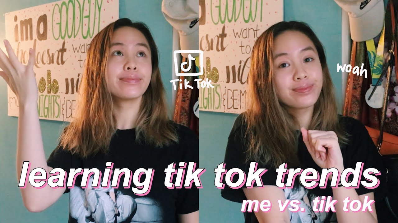 I LEARN TIK TOK TRENDS (from someone who barely uses tik tok) - YouTube