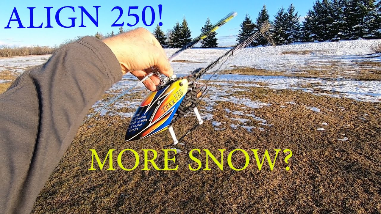 ALIGN 250 PRO_MY LAST WINTER FLIGHT? - YouTube