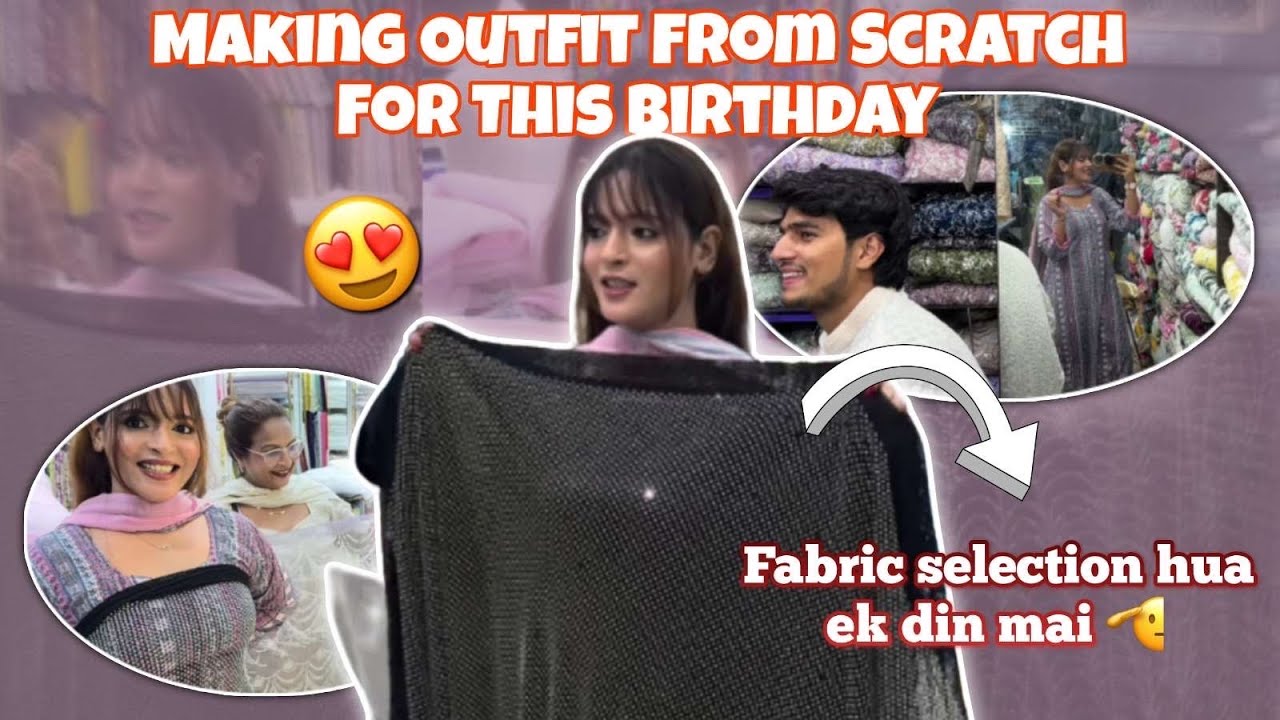 Finally selected fabric for my Birthday Outfit😍| Shifa Memon # ...