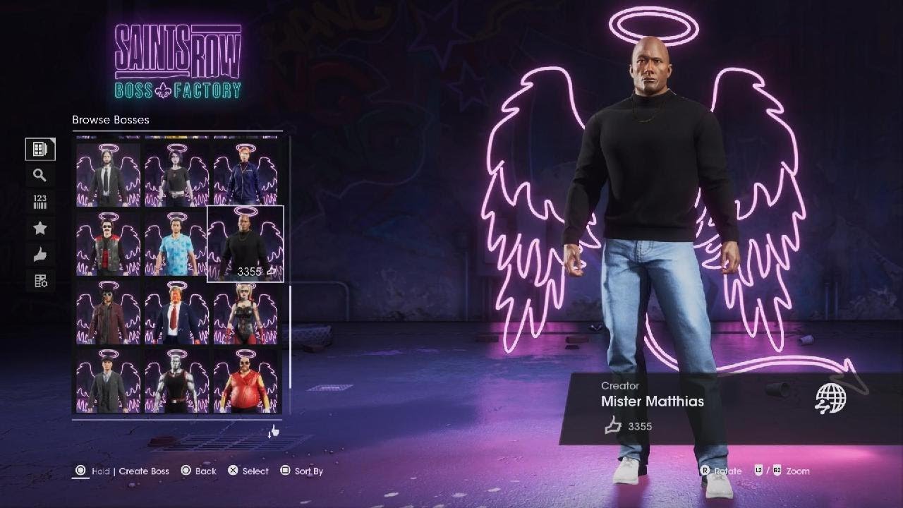 Saints Row Boss reboot Taking a look at your created characters from ...