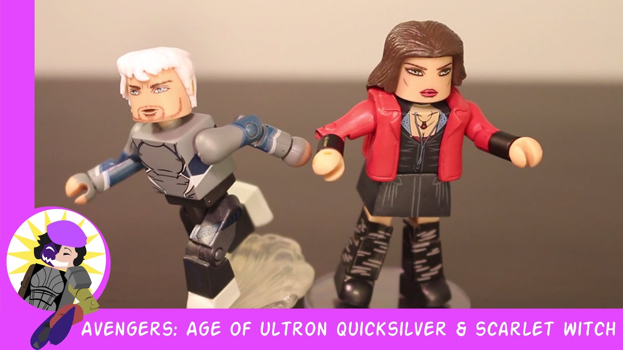 Minimates Marvel Avengers: Age of Ultron Quicksilver and Scarlet Witch ...