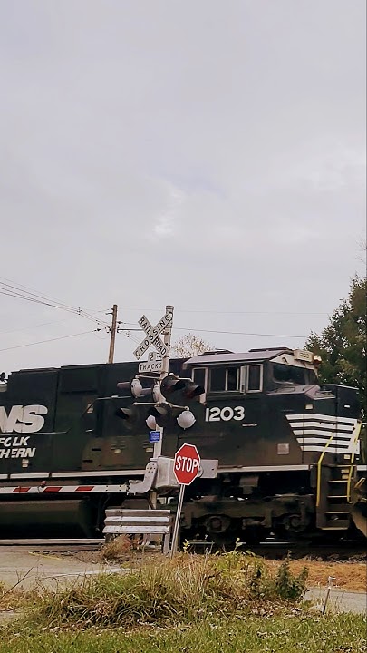 1203 and 4348 NS Locomotives - YouTube