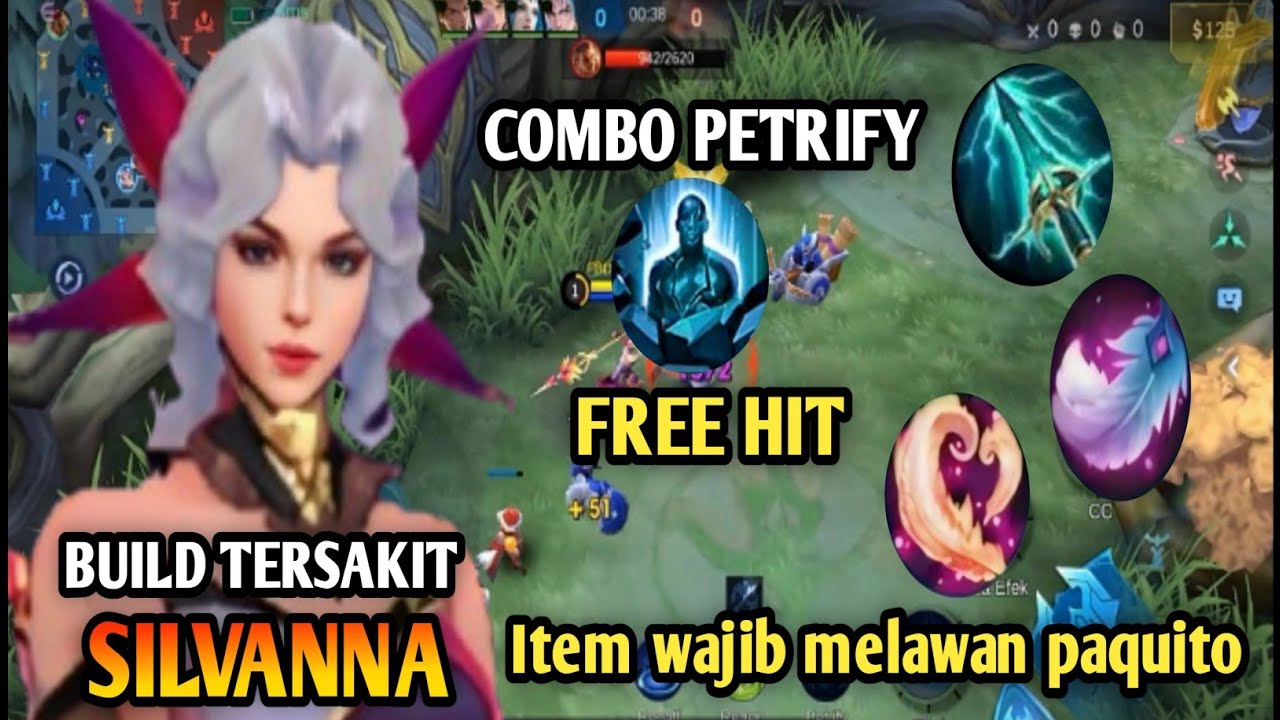 100% WIN! Silvanna Build Tersakit Menggunakan Petrify - Mobile Legends - YouTube