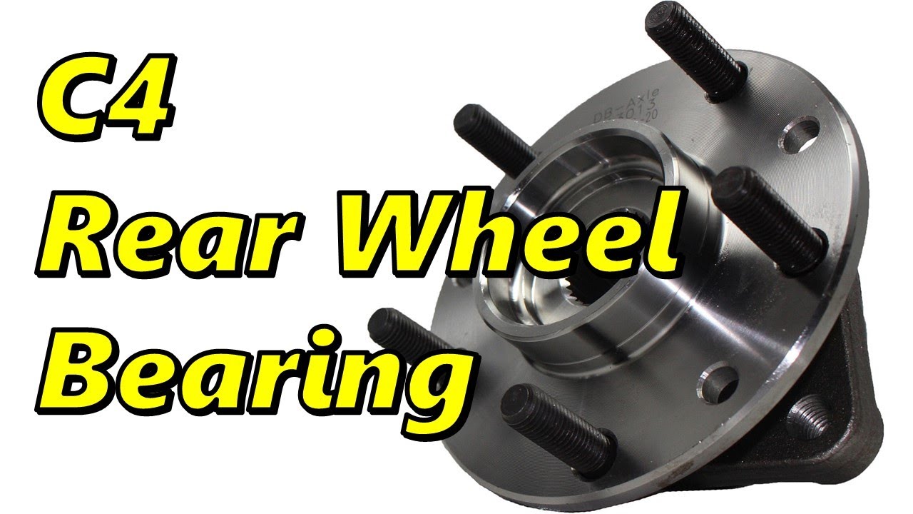 C4 Corvette Rear Wheel Bearing/Hub Replacement (how to) - YouTube