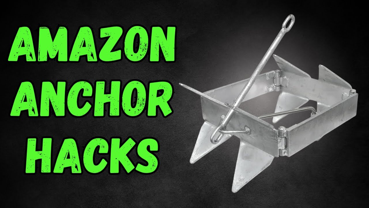 Amazon Boat Anchor Hacks | Box Anchor for Heavy Wind or Current - YouTube