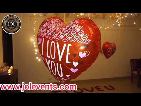 How to surprise husband on wedding anniversary, Romantic Room Decoration
