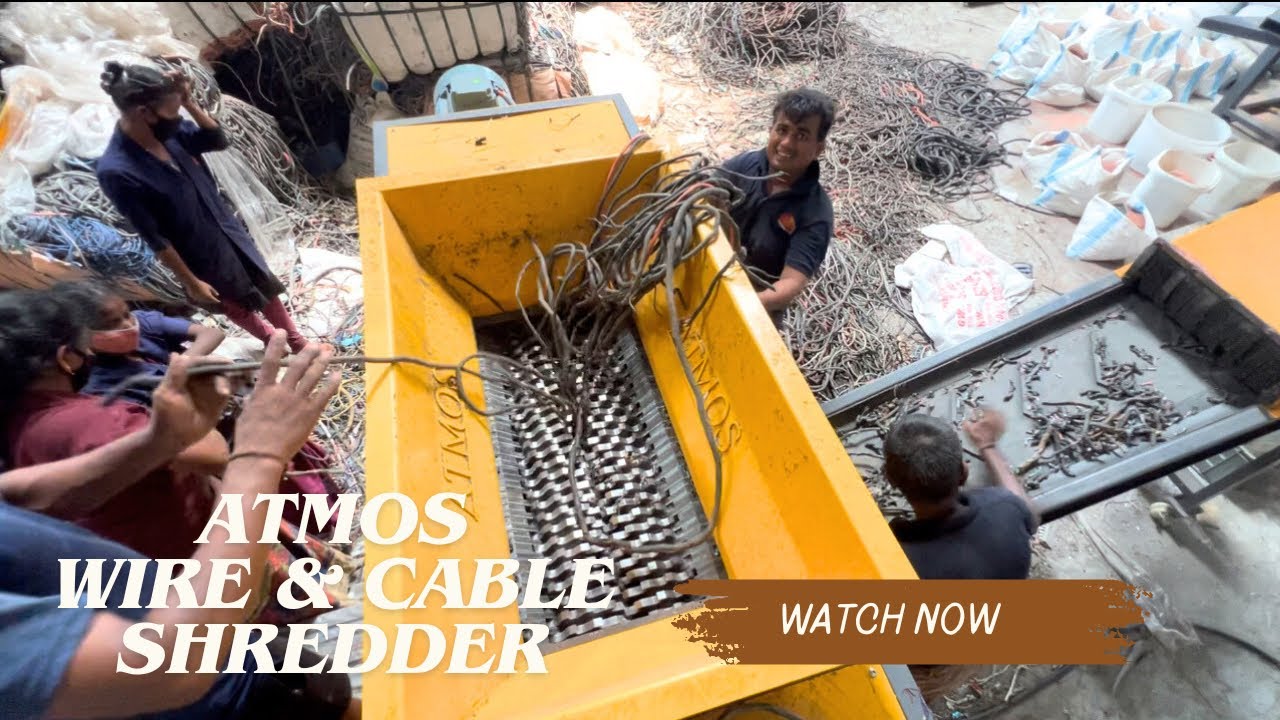 ATMOS WIRE & CABLE SCRAP SHREDDER | ATMOS COPPER SHREDDER | E-WASTE ...