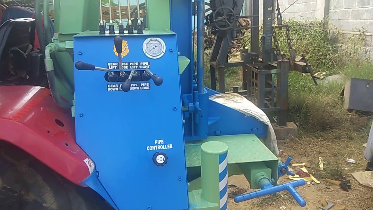 9944553990 Borewell pump pipe lifting fully hydraulic machine ...