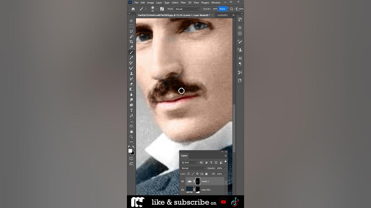 how to colorize black and white photos - YouTube
