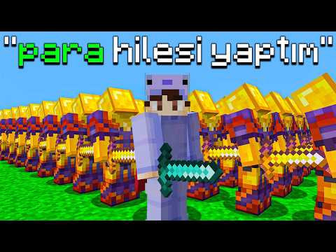MİLYARDERLERE Özel Minecraft SMP'sinde PARA HİLESİ YAPTIM