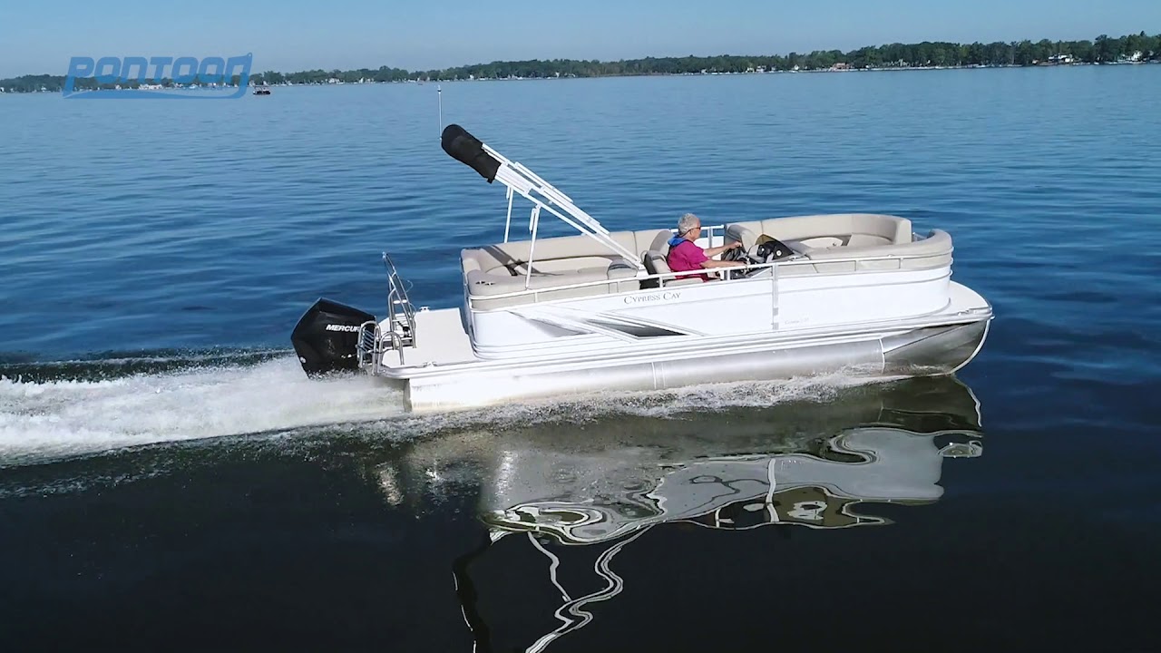 Pontoon & Deck Boat Tested: Cypress Cay Cabana 220 - YouTube