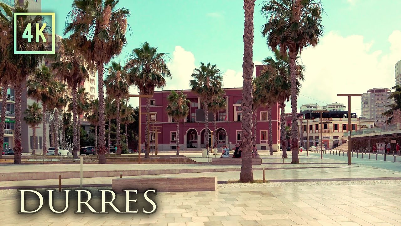 An Ancient City on the Adriatic Coast - Durres Albania - 4K City Walk ...