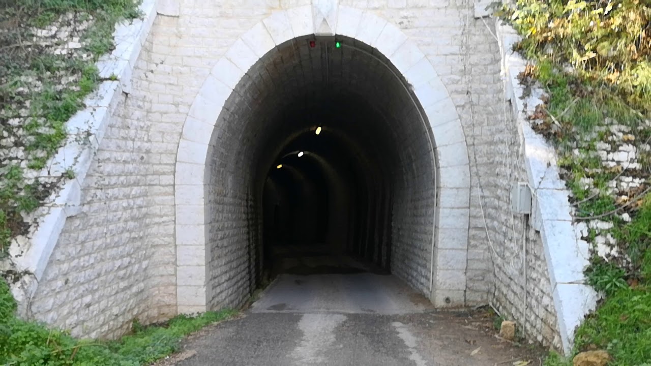 Aaraya Chouit tunnel of old railway station Araya Lebanon سكة الحديد ...