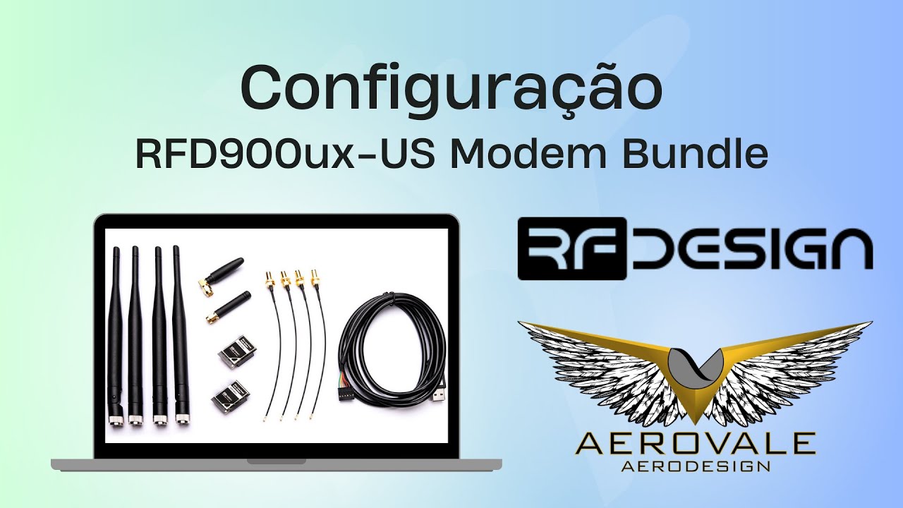 Tutorial RFDESIGN RFD900ux-US Modem Bundle (FCC) - YouTube