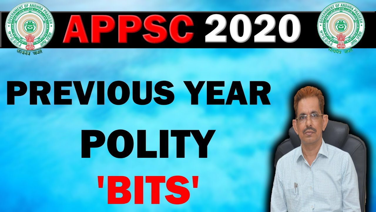 previous years APPSC group 2 polity bits - YouTube