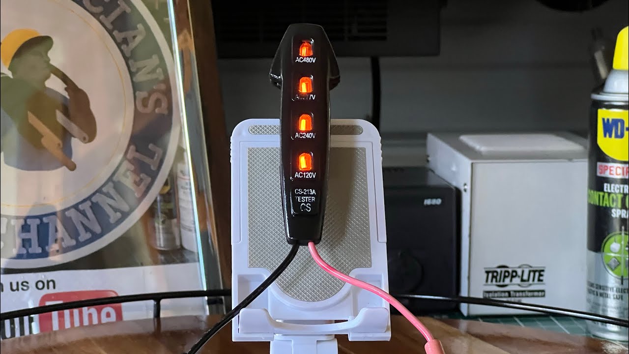 Mini Voltage Tester Model CS-213A w/ 120 - 480 AC/DC Voltage ...