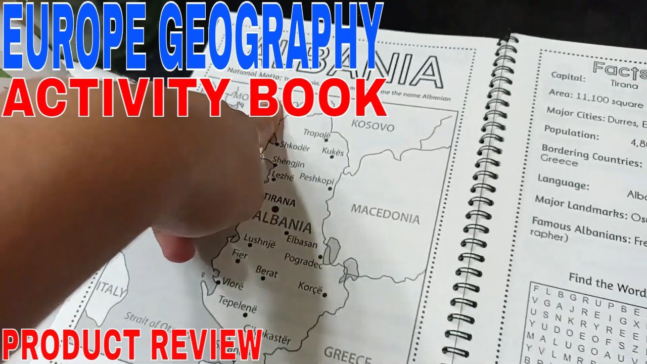 Europe Geography Activity Book 🔴 - YouTube