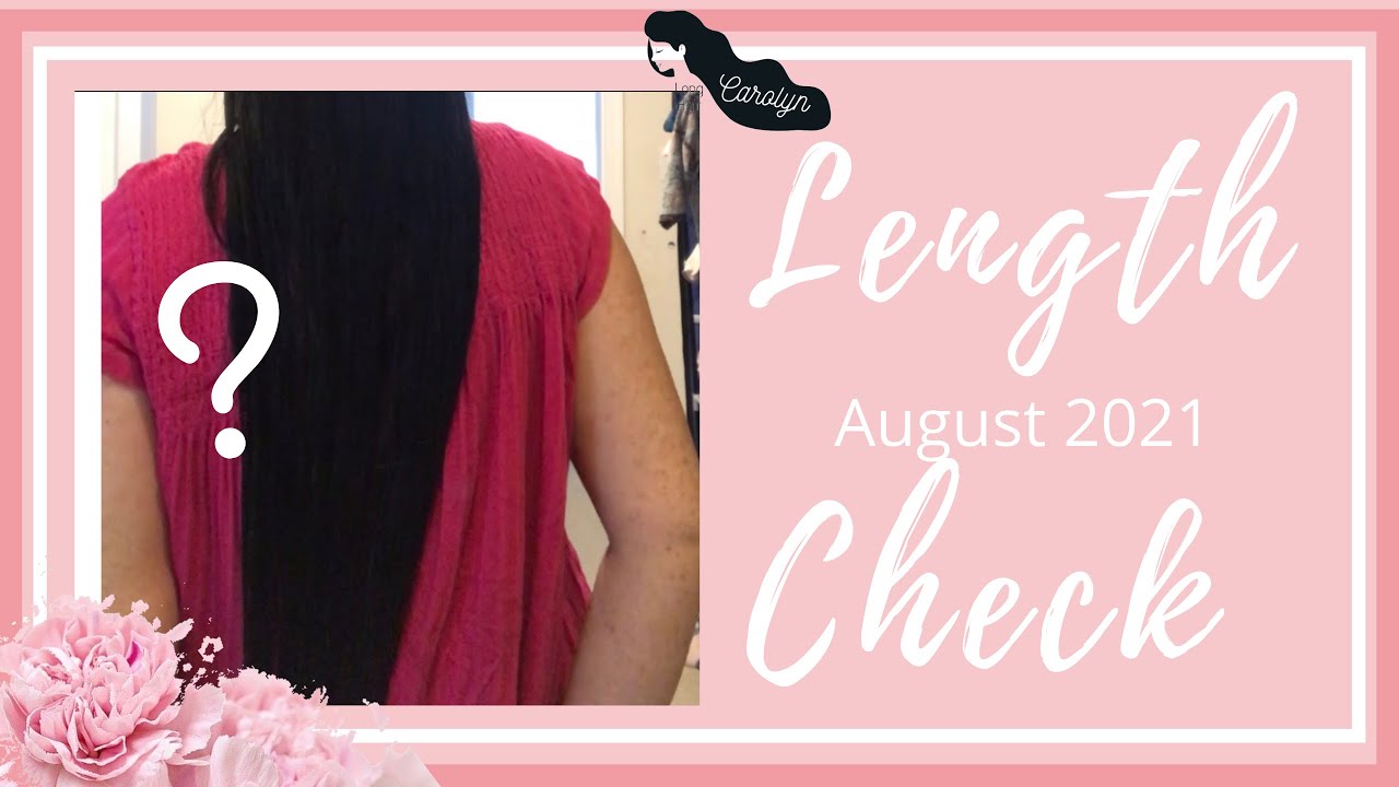 Long Hair Length Check Update & Current Haircare Routine - YouTube