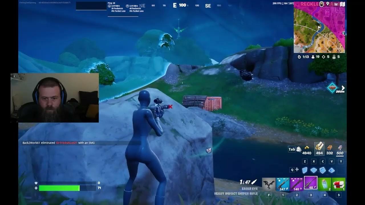 Fortnite Battle Royal Solo Win! Vinner Battle Royal Solo när jag tänkte campa skiten ur matchen ...