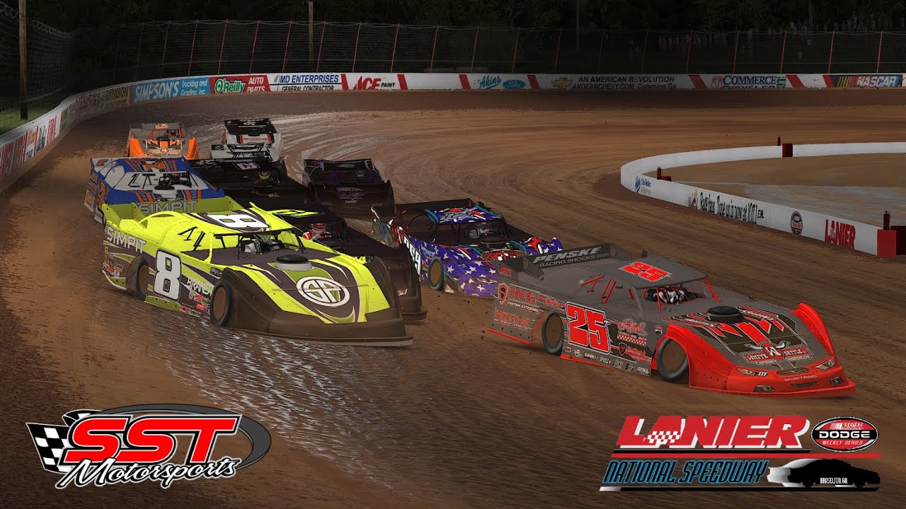 SST Motorsports League Lanier Pro Late Model 12-04-22 iRacing - YouTube