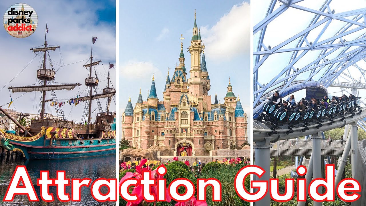 Shanghai Disneyland ATTRACTION GUIDE - 2022 - All Rides & Shows - YouTube