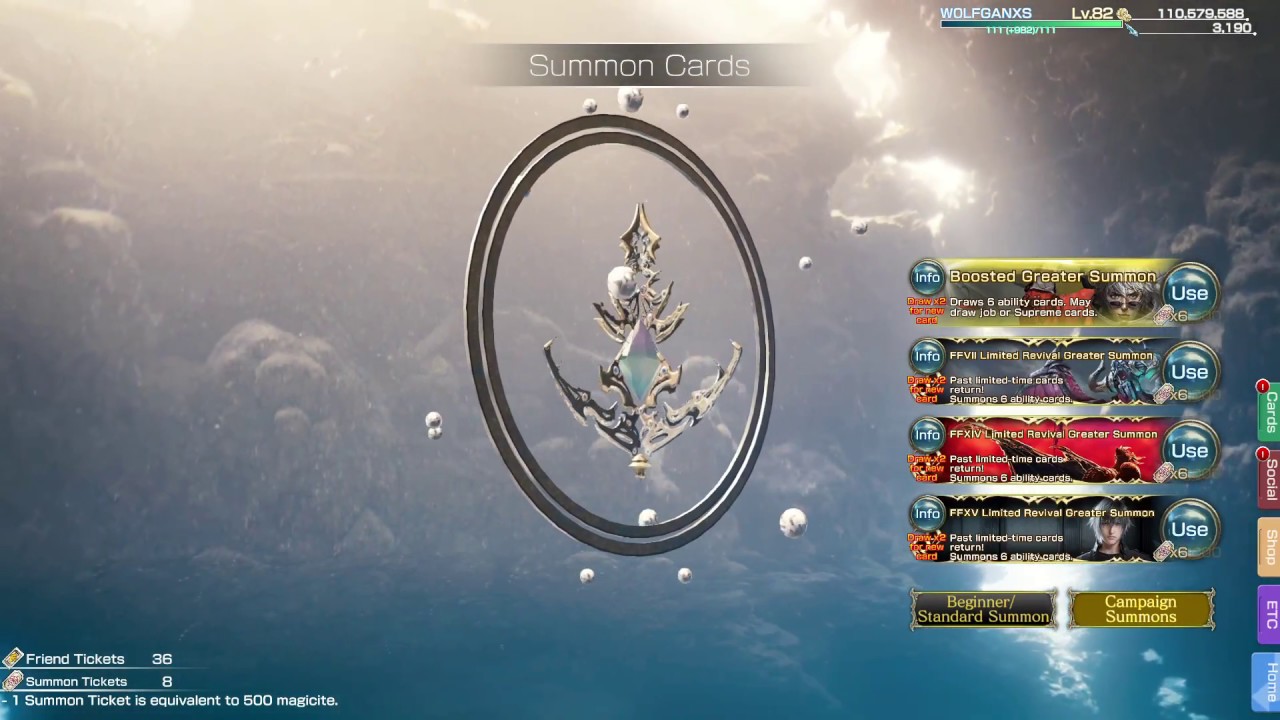 Mobius Final Fantasy Tidus and Auron!? Summon - YouTube