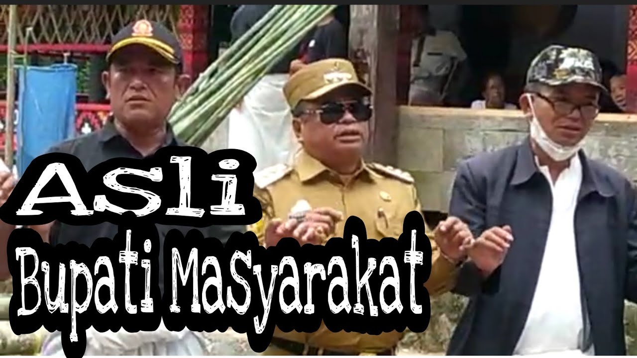 Asli Bupati masyarakat yohanis bassang, bupati toraja utara ombas ma ...