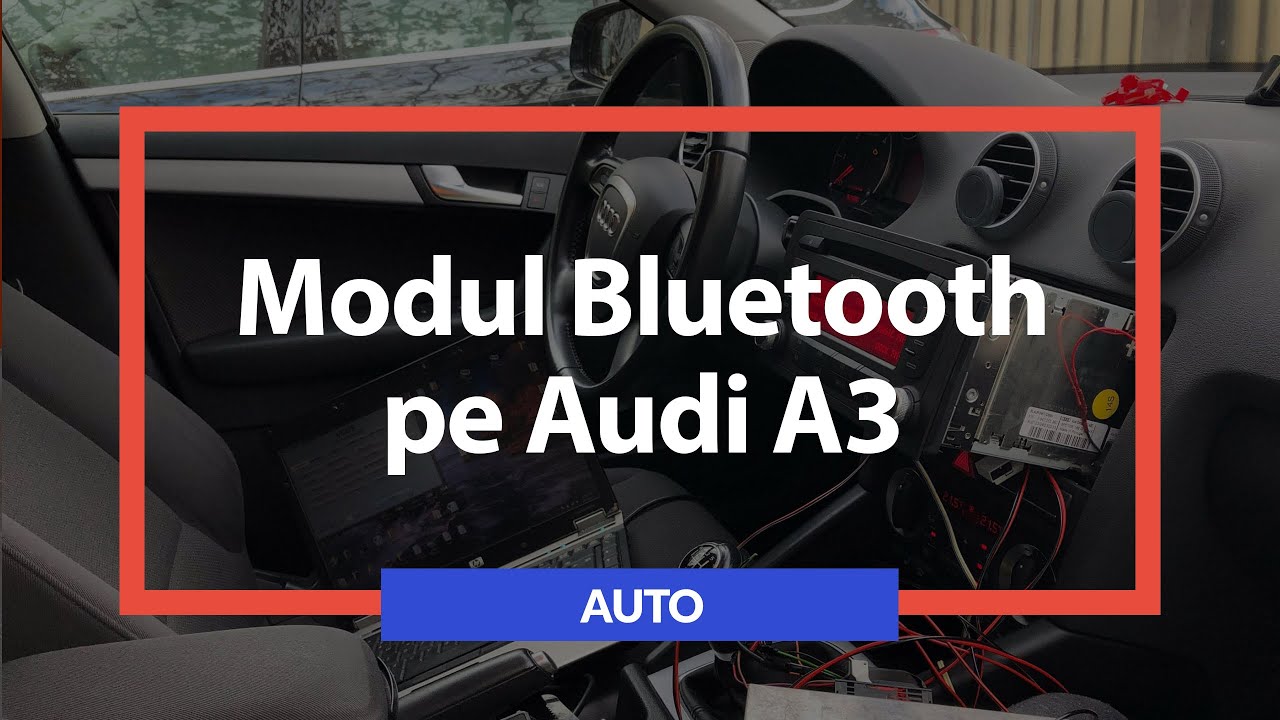 Montare telefon bluetooth OEM pe Audi A3 - YouTube